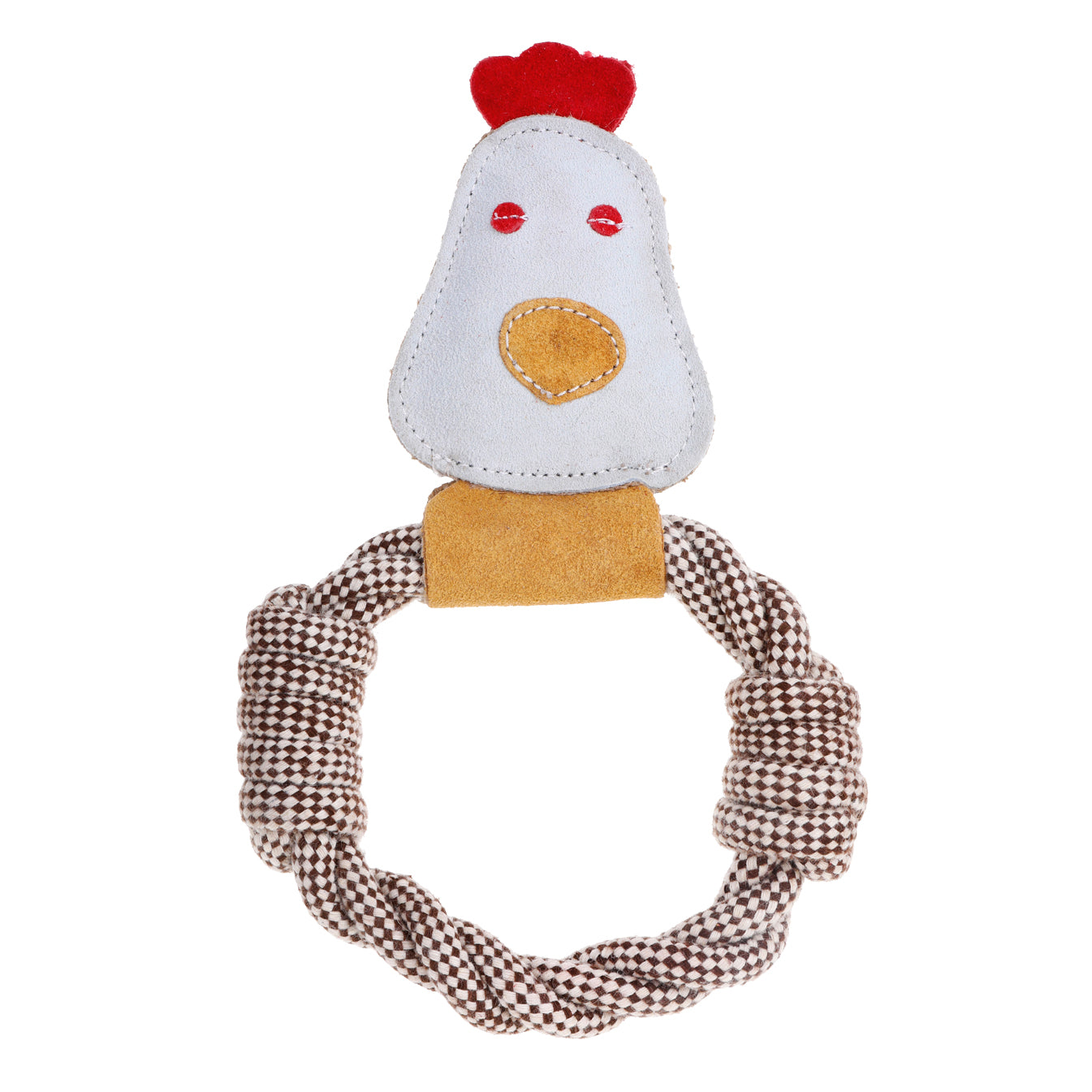 Country Tails Chicken Rope Ring Toy – Outback Tails